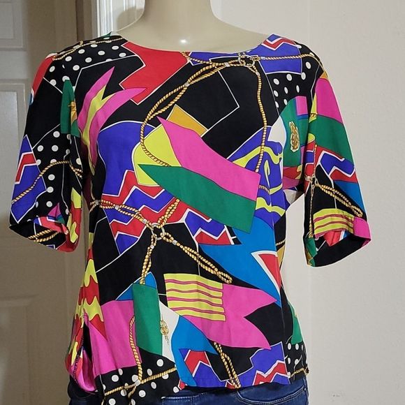 Dana Buchman | Tops | Dana Buchman Vintage Silk Blouse | Poshmark